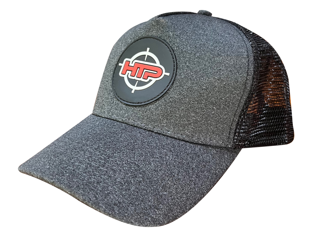 HTP Black/Grey Trucker Badge Cap – Huntech Pro