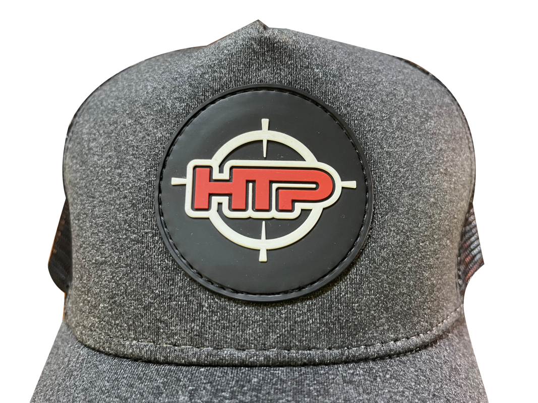 HTP Black/Grey Trucker Badge Cap – Huntech Pro